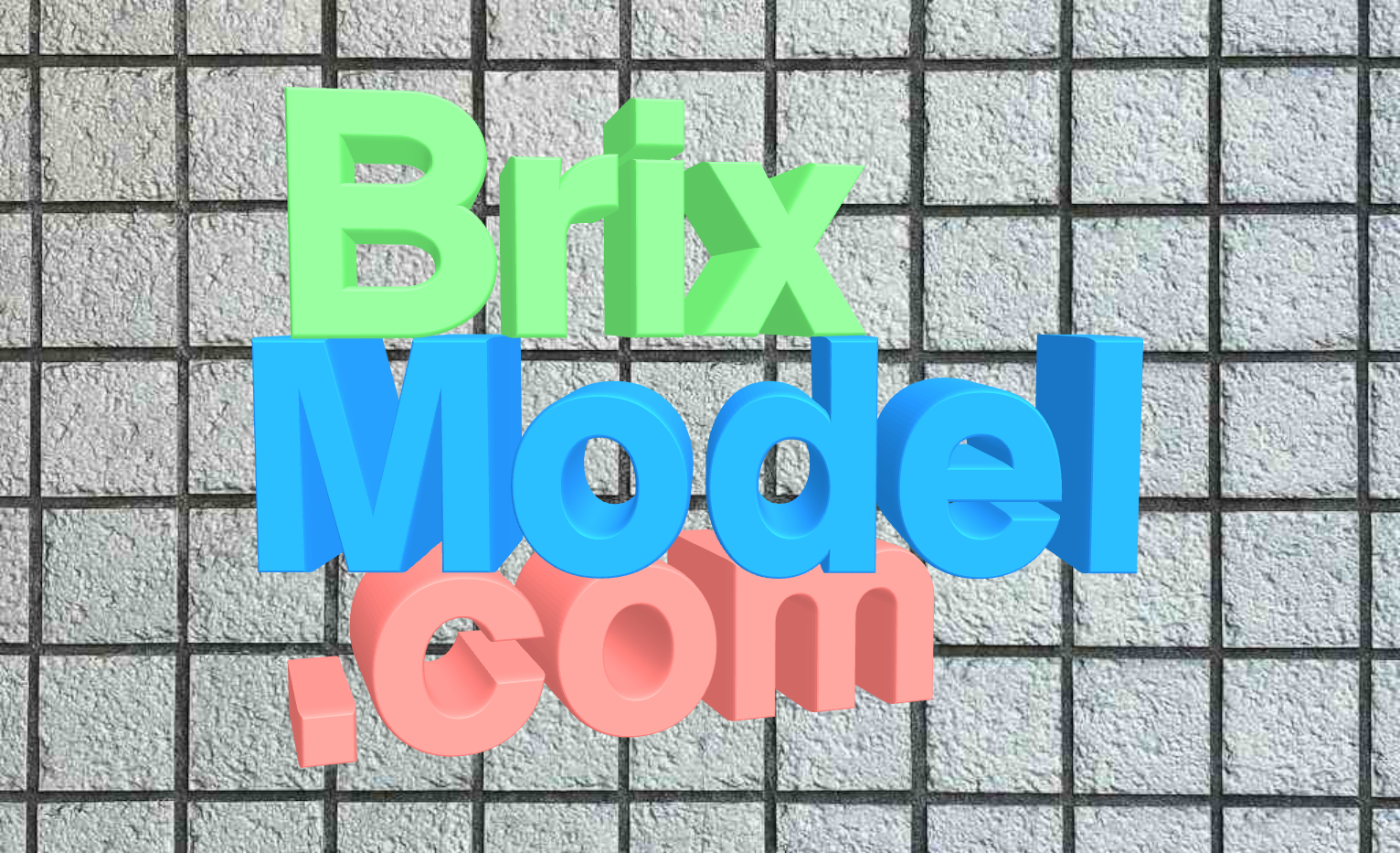 Brix Model Online 3D Construction.